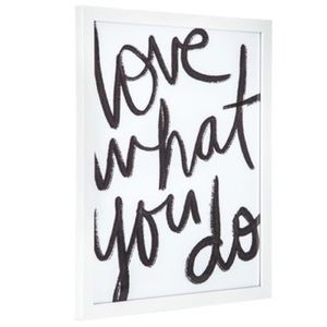 Urban Outfitters | Accents | Love What You Do Sign | Poshmark
